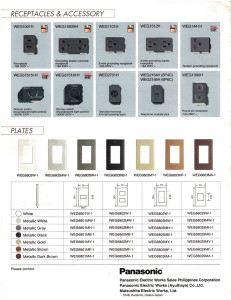 PANASONIC – RICHWORLD Electrical & Industrial Corp.